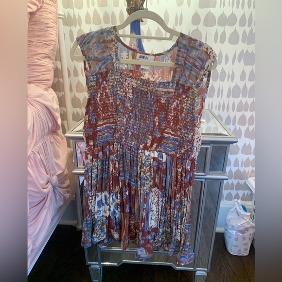 American Vintage | Dresses | Multipatterned Vintage Mini Dress | Poshmark